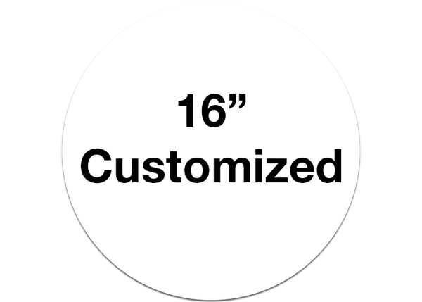 Mighty Line 16" Custom Circle White Floor Marking Signs – Industrial ...
