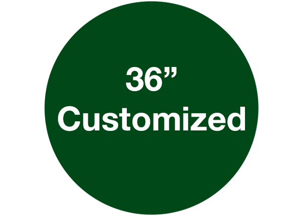 Mighty Line 36" Green Custom Floor Marking Signs, Circle – Industrial ...