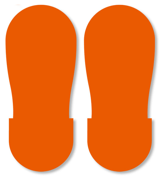 Orange Industrial Safety Decals - Mighty Line – Industrial Floor Tape