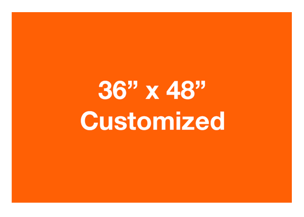 Rectangle 36x48" Adhesive Custom Floor Signs by Mighty Line ...